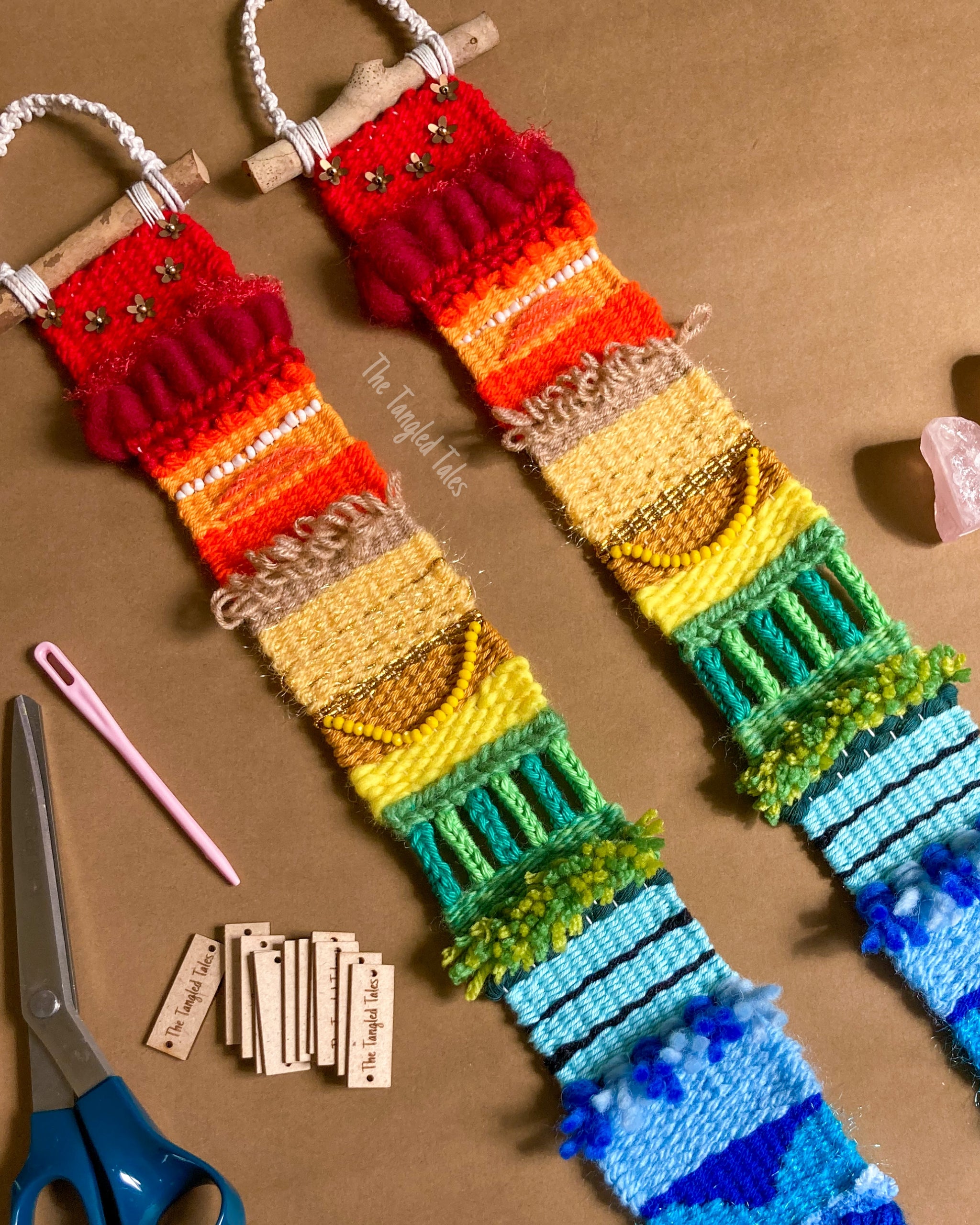 LONG RAINBOW WEAVING – The Tangled Tales